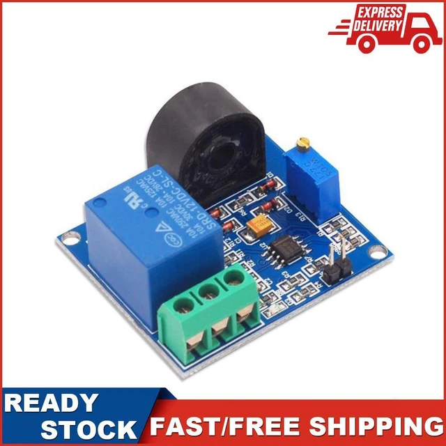 CURRENT DETECTION SENSOR Module 5A Relay Overcurrent Over-Current ...