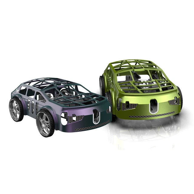 2-IN-1 AIR & Land RC Stunt Car with LED Lights, Durable Design £31.07 ...