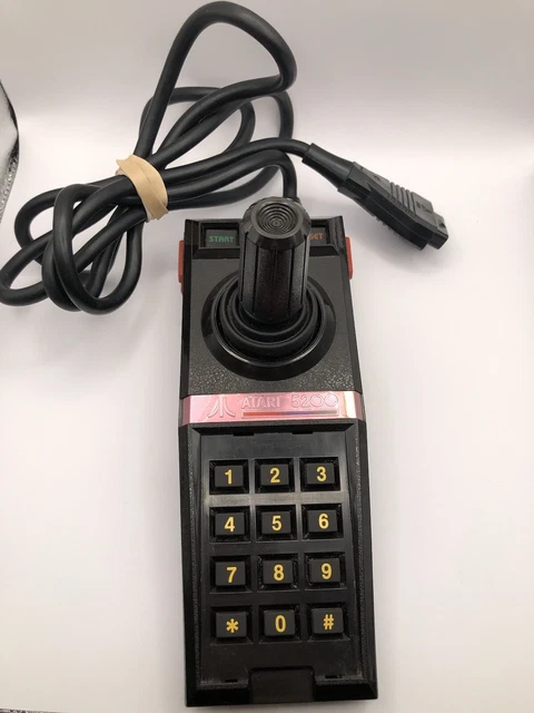 VINTAGE ORIGINAL ATARI 5200 Retro Joystick Controller Keypad Control ...