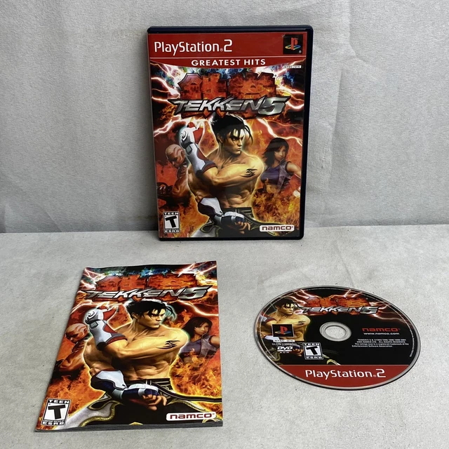 TEKKEN 5 SONY PlayStation 2 PS2 Complete Manual CIB Namco Greatest Hits ...