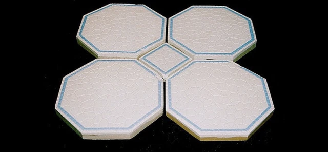 RMS TITANIC/OLYMPIC FULL size pool tile replica set of 4 with center ...
