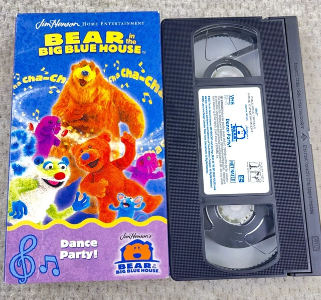 BEAR IN THE Big Blue House Dance Party! VHS VCR Video Tape Jim Henson VTG £7.98 - PicClick UK