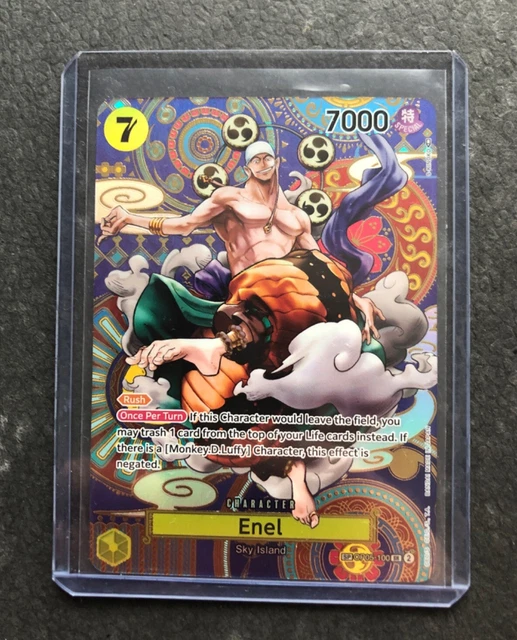 ONE PIECE TCG Enel Alt Art Special Rare SP OP05-100 Anglais EUR 139,00 - PicClick FR