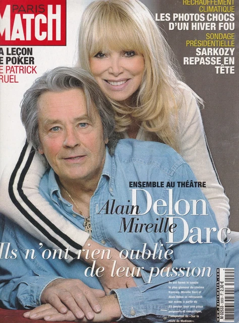 ALAIN DELON & MIREILLE DARC 6 pages +Couverture Match 2007 - 1 page EUR 3,50 - PicClick FR