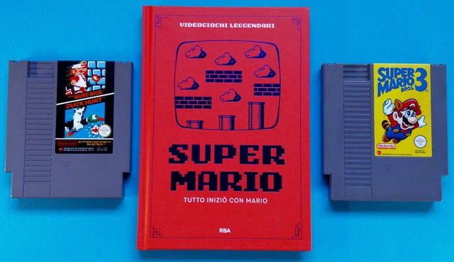 SUPER MARIO BROS 1 Nes/Duck Hunt+Super Mario Bros 3 Nes + Libro Storia ...