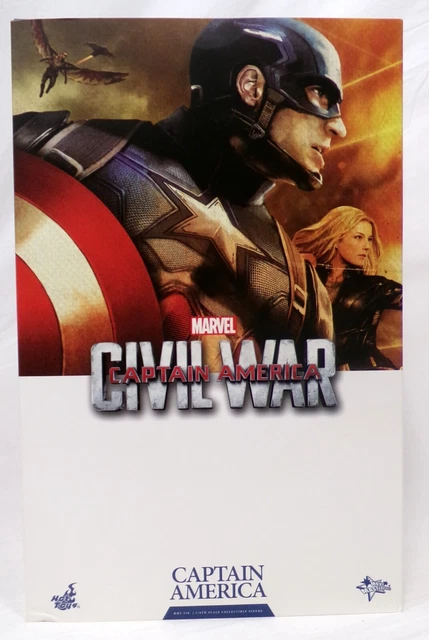 HOT TOYS MARVEL Mms 350 Capitán América Guerra Civil 1/6 Escala 12" Figura EUR 234,56 - PicClick ES