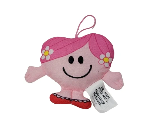 2022 MCDONALDS HAPPY Meal Mr Men LITTLE MISS HUG Hanger Pink Plush Toy ...