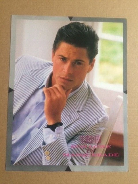 ROB LOWE ORIGINAL Vintage Film Review Magazine Clipping / Poster $19.36 ...