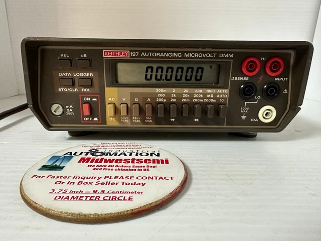 KEITHLEY 197 AUTORANGING Microvolt Dmm Digital Multimeter Ships Same ...