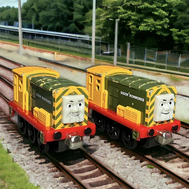 THOMAS & FRIENDS Take N Play Sodor Ironworks Bert & Arry Diecast ...