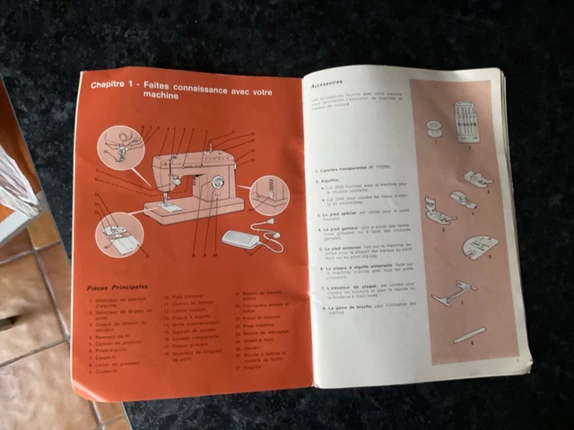 MODE D'EMPLOI MACHINE à coudre SINGER - 32 Pages EUR 9,00 - PicClick FR