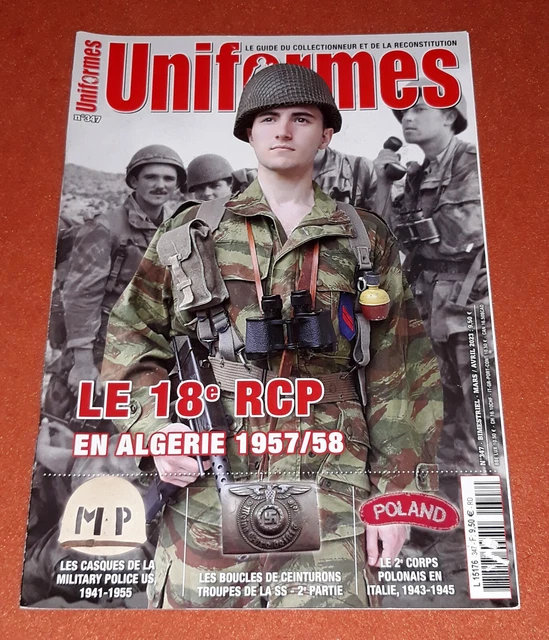 UNIFORMES MAGAZINE N°347 - Le 18e RCP en Algérie 1957/1958. EUR 5,00 ...