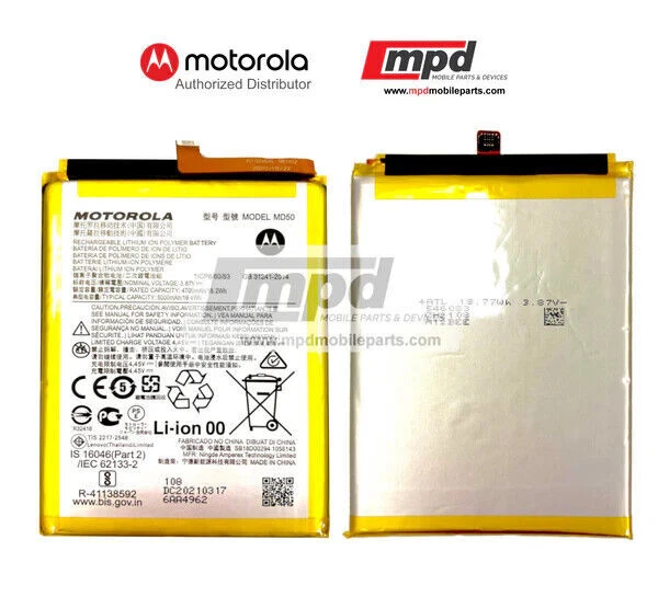FREE EX GENUINE Motorola Moto G Stylus 5G 2021/2022... MD50 Battery ...