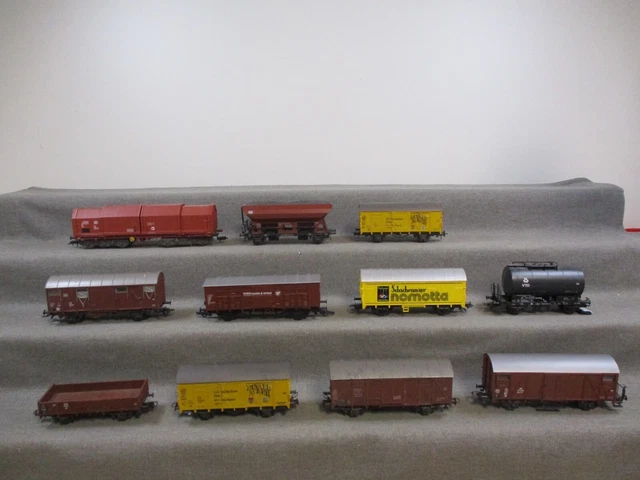ROCO FLEISCHMANN SPUR H0 Güterwagen Set 11-teilig Kesselwagen u.a. ohne ...