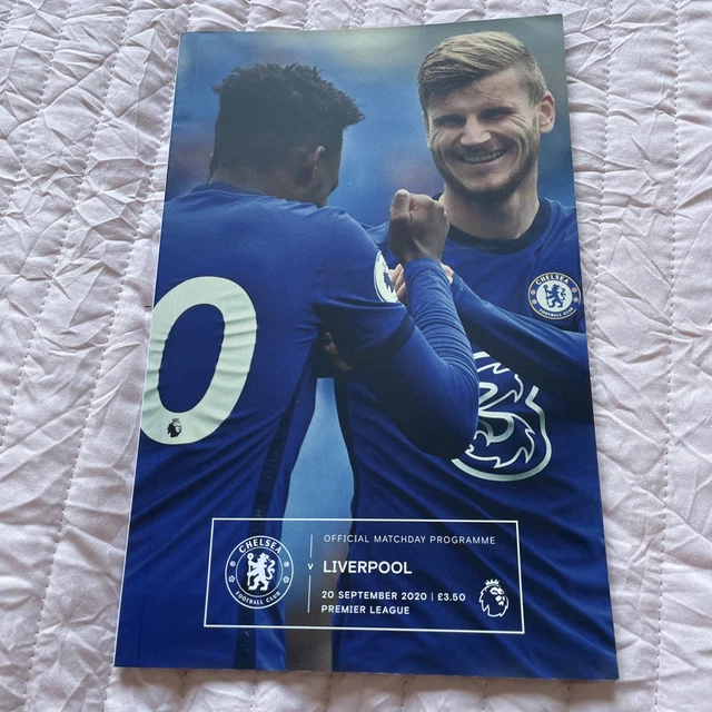 CHELSEA FC V Liverpool FC Programme 2020/21 Premiership Season £4.35 ...