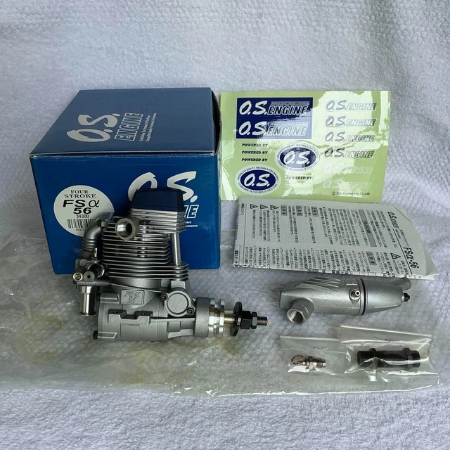 OS FS Α 56 4-stroke RC car engine parts manufactured by Ogawa Seiki £ ...