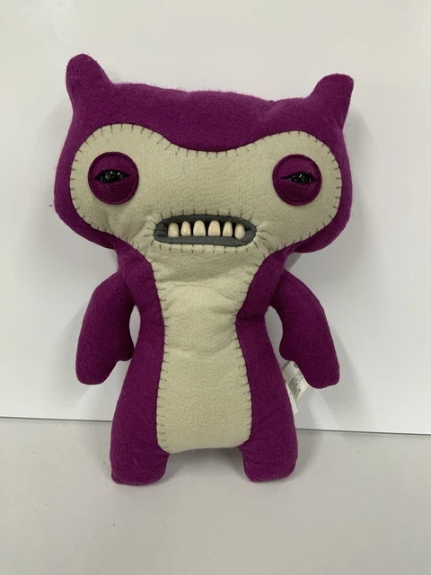 FUGGLER FUNNY UGLY Monster Lil Demon Purple & Cream Felt 12" inch £13. ...