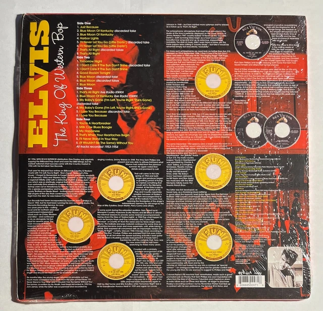 ELVIS PRESLEY : The King of western bop LP 33 rpm 12" NEUF BLISTER ...