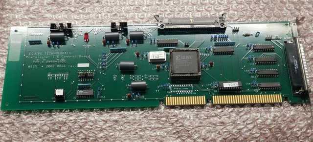 EQUIPE TECHNOLOGIES PRE-ALIGNER I/O Control Board 2002-0066 FAB 2008 ...