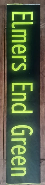 ELMERS END GREEN Original Bus Destination Blind From Catford Bus Garage ...
