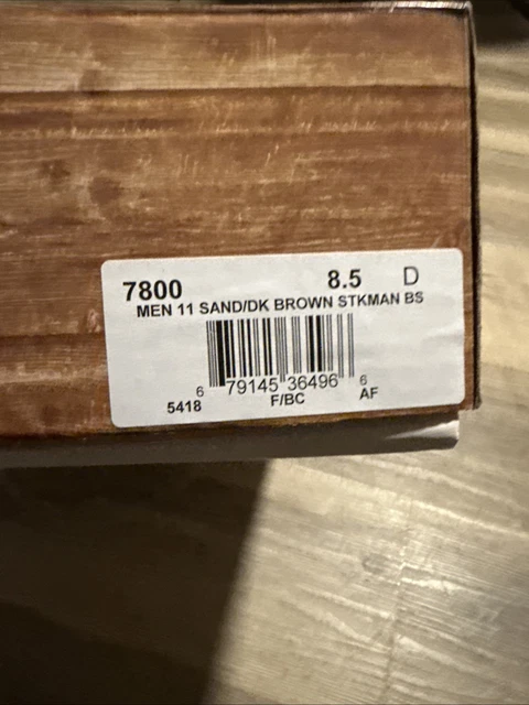 LAREDO MEN’S SAND/DARK Brown Stockman Heel Boots Size 8.5D £43.71 ...