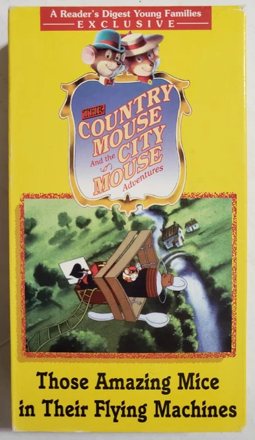 THE COUNTRY MOUSE And the City Mouse Adventures Those Amazing Mice VHS ...