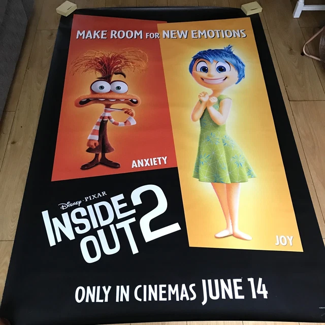 INSIDE OUT 2 Disney Pixar Bus stop poster 6x4 FT £55.00 - PicClick UK
