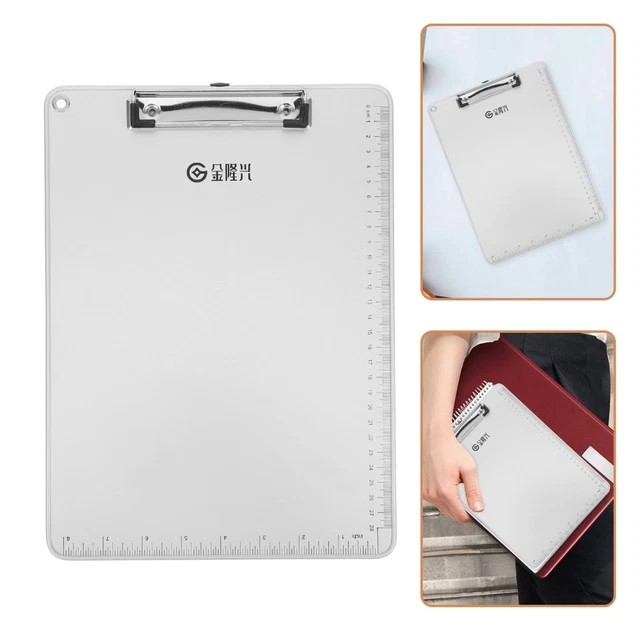 CLIPBOARD ALUMINIUM METAL Storage Memo Clipboards Heavy Duty Binder $30 ...
