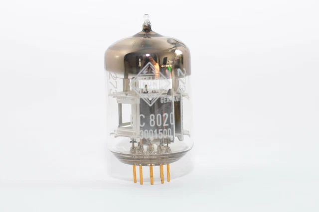GENUINE TELEFUNKEN EC8020 / EC 8020 Audio Amplifier Power Triode Tube ...