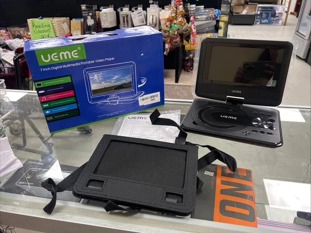 UEME MINI DVD Player with 7” Swivel Screen $25.00 - PicClick