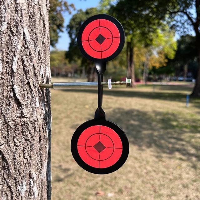 EXPERIENCE 360° ADJUSTABLE Targets Dual Spinner Auto Reset For Hunting ...