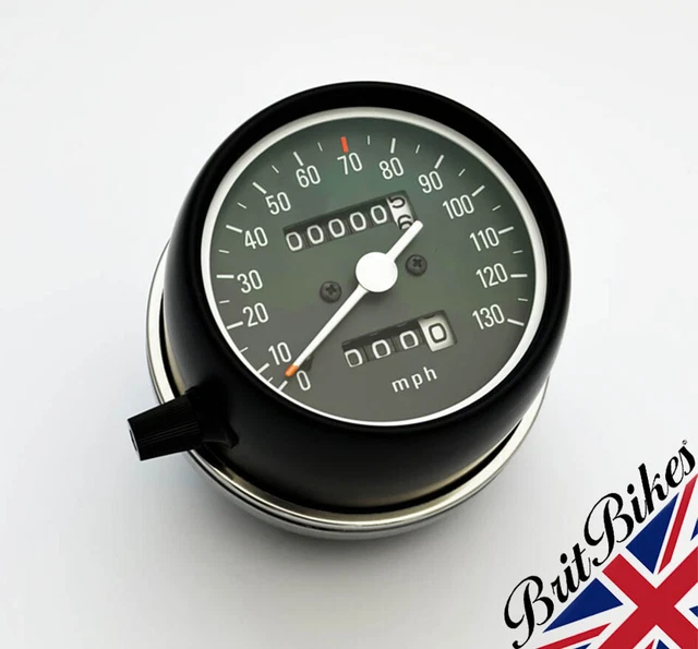 NEW HONDA CB400F Replacement Speedometer Head Gauge 0-130 Mph 37200-377 ...