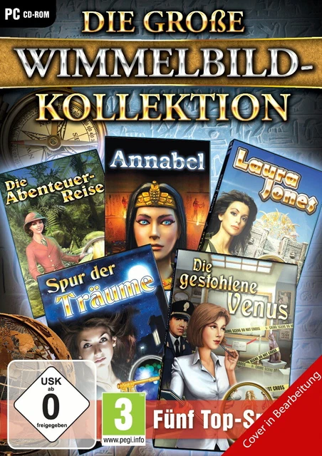 DIE GROSSE WIMMELBILD Kollektion (PC, DVD-Box) 5 TOP-Wimmelbild-Abenteuer! EUR 1,00 - PicClick DE