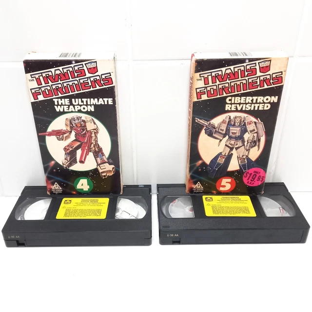 Vintage Transformers Vhs Tapes £24 95 Picclick Uk