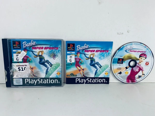 BARBIE SUPER SPORTS PS1 PlayStation 1 PAL - GC - Fast Post EUR 22,16 ...