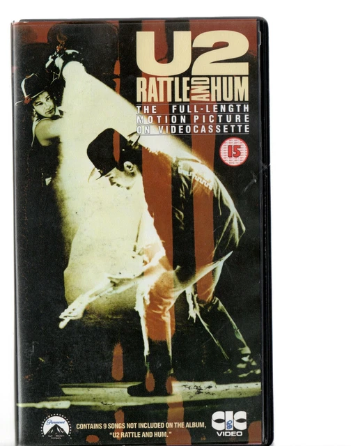 U2 - VHS Cassette - RATTLE AND HUM The Full-Length Motion Picture guter ...