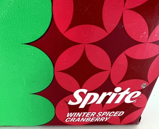 NEW 2023 LIMITED Edition Sprite Winter Spiced Cranberry 12 Pack 12 Floz ...