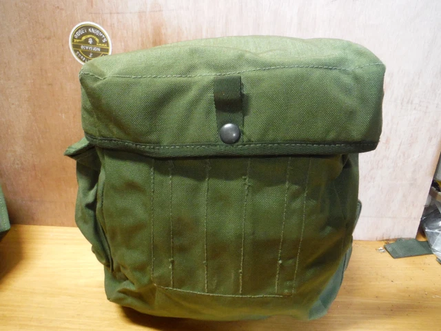GENUINE - RESPIRATOR Haversack 90's Pattern Gas Mask Bag Green ...