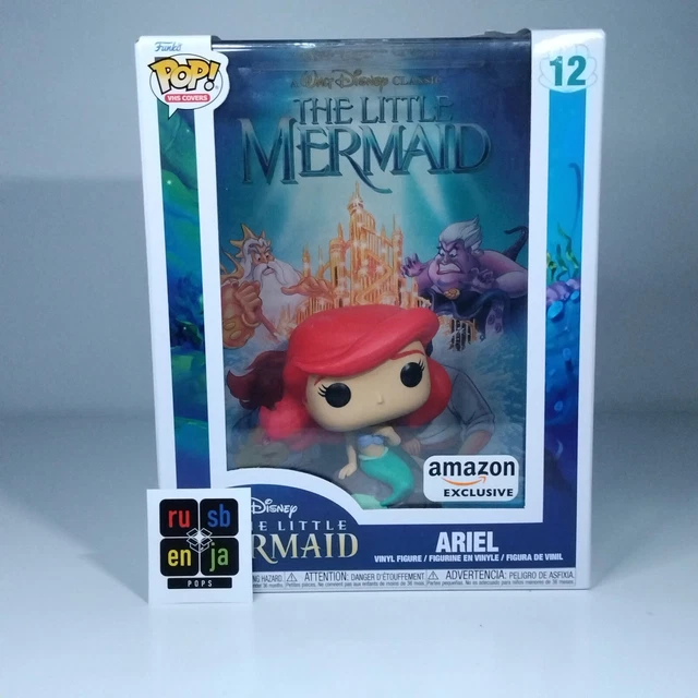 FUNKO POP! DISNEY The Little Mermaid VHS Covers Ariel Exclusive #12 £20 ...