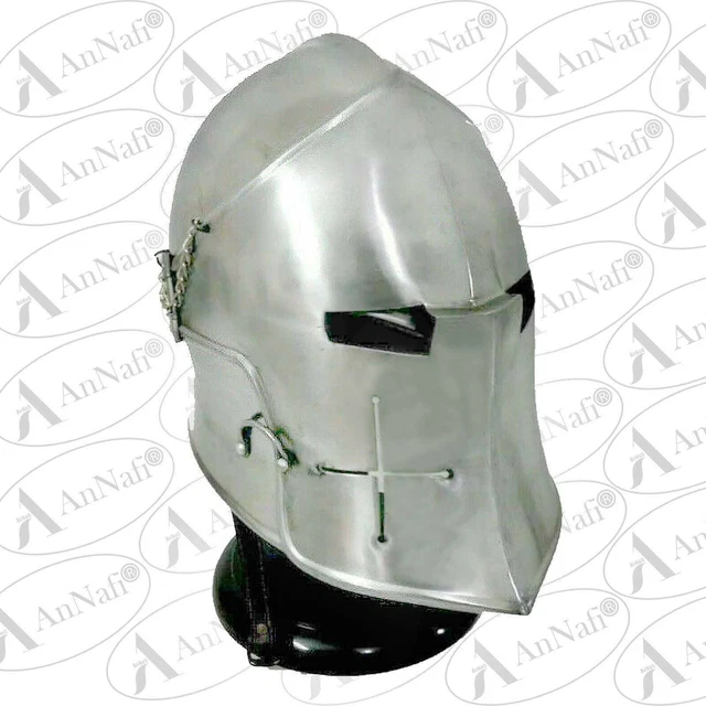 MEDIEVAL BARBUTA HELMET Knights Templar Crusader Armour Helmet £65.30 ...