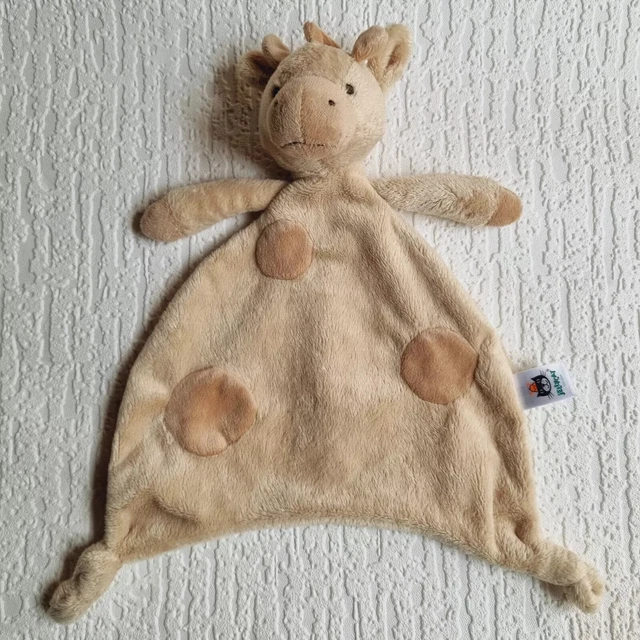 JELLYCAT GENTLE GIRAFFE Soother Comforter Blankie Baby Soft Toy 12" £10 ...