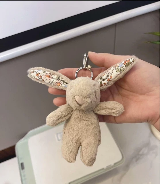 JELLYCAT BUNNY PLUSH Keychain Pendant with label £13.95 - PicClick UK