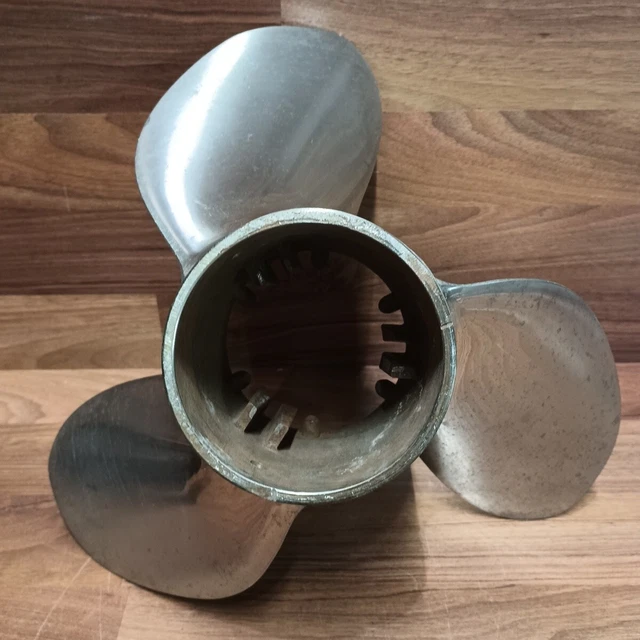 TURNING POINT BOAT propeller 3 blade Stainless Steel 14 1/4"x 19p $77. ...