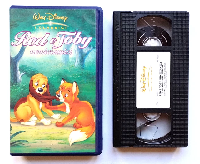 VHS RED E Toby Nemiciamici Walt Disney Video Videocassetta I Classici ...