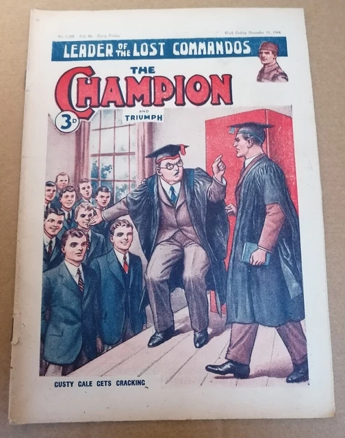 MAGAZINE - VINTAGE Boys Paper The Champion & Triumph #1189 Vol 46 Nov ...
