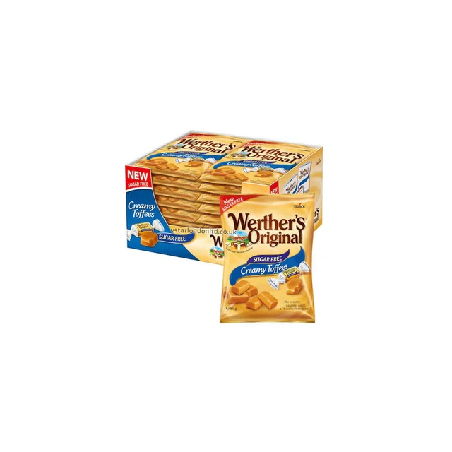 WERTHER'S ORIGINAL CREAMY Toffees 12 x 110g £1.25 PMP Sweets Wholesale ...
