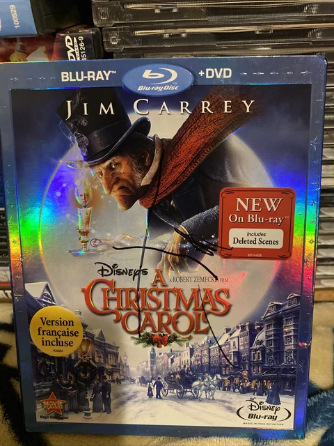 A CHRISTMAS CAROL Blu-Ray/DVD Jim Carrey Disney $14.00 - PicClick CA