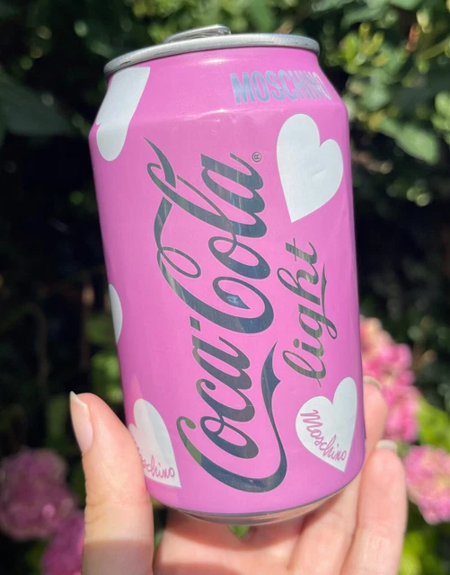 MOSCHINO PINK COCA Cola Coke Light Special Edition Can Advertising £9. ...