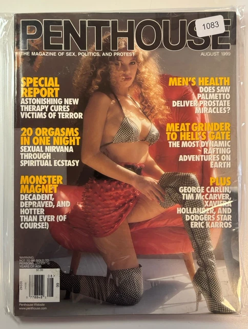PENTHOUSE MAGAZINE AUGUST 1999 Vintage Adult Collectors Issue £15.99 - PicClick UK
