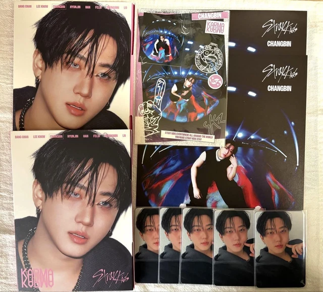 STRAY KIDS KARMA Accordion Changbin CD Set with Photocards Postcard ...